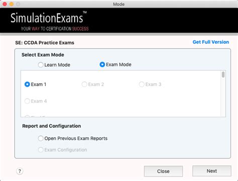 Sim Ex Practice Exams MacOS App For CCDA 300 210