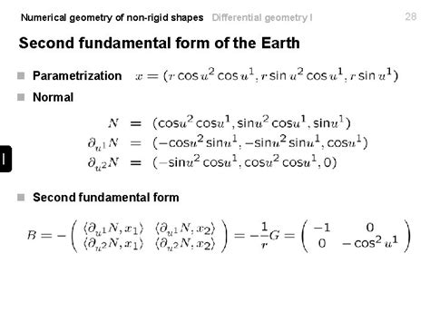 Numerical Geometry Of Nonrigid Shapes Differential Geometry I