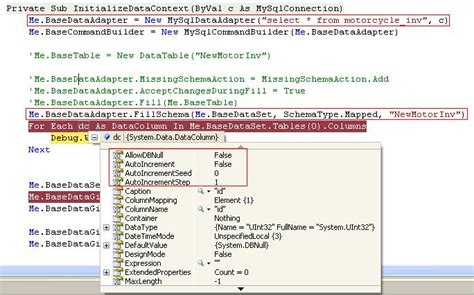 Resolved Mysql Dataadapter Fillschema Problem Vbforums
