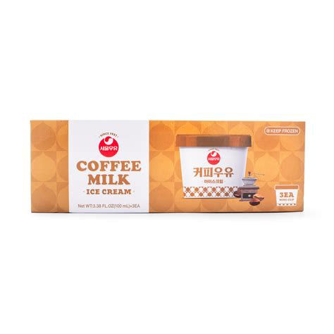 서울우유 커피우유 아이스크림 3컵 1 케이스 Weee