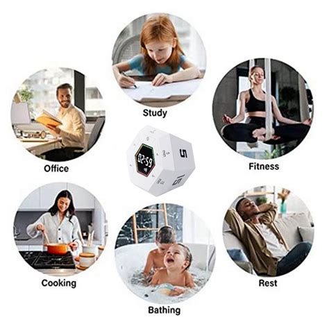 Pomodoro Timer Productivity Timer3 5 15 30 45 60 Minute Preset