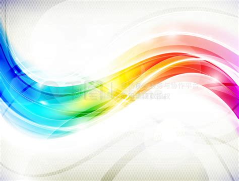 爱普生免抠元素 彩虹色波浪背景 彩虹色波浪背景图片免费下载 5109324073 千图网Pro