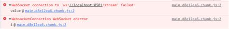 Websocket Connection Failed Custom Components Streamlit