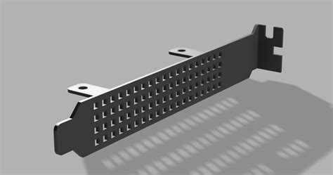 PCI Slot Bracket Intel SSD By Mawerick Download Free STL Model Printables Com
