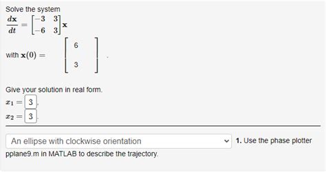 Solved Solve The System Begin Array L Frac D Chegg Com