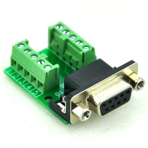 CZH LABS Slim Right Angle DSUB DB Female Header Breakout Board Module D SUB CZH LABS D