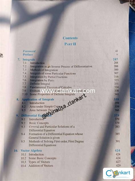 Buy Ncert Mathematics Textbook For Class 12 Part Ii Book In Excellent Condition At