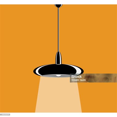 전기 램프가달린 타원형 램프 쉐이드 방에 조명램프 집 안의 천장 램프 벡터 아이콘 블랙 컴플렉스 플랫 가구에 대한 스톡 벡터 아트 및 기타 이미지 Istock