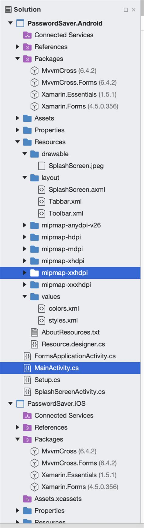 Initializing Xamarin Forms Project With Mvvm Patternboth Android And Ios By Hameed Kunkanoor