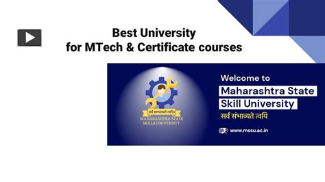 ppt best mtech university in maharashtra powerpoint presentation