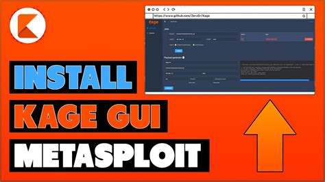 Graphical User Interface For Metasploit Kage Youtube