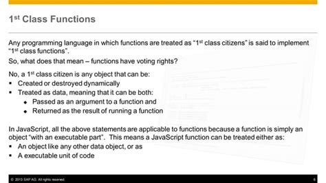 Javascript For Abap Programmers 57 Functions Ppt