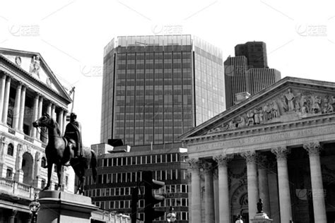 英格兰银行伦敦建筑体中央银行水平画幅银行无人英格兰黑白图片建筑结构