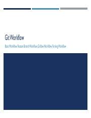 Git Workflow Basic Feature Branch Gitflow Forking Workflow Course