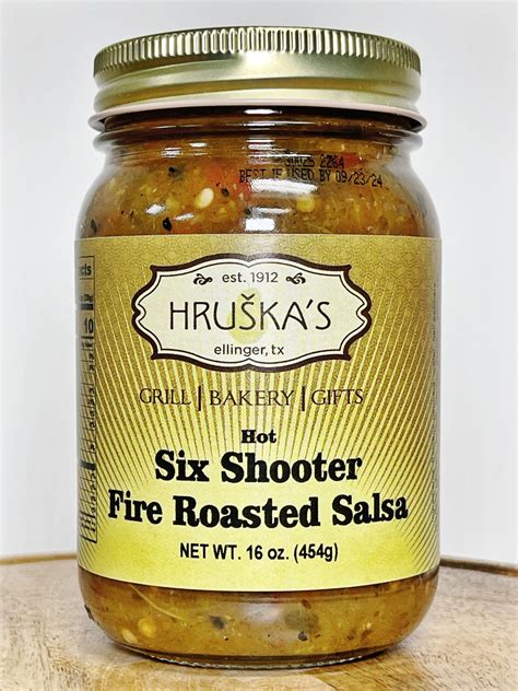 Six Shooter Fire Roasted Salsa Hruskas Bakery