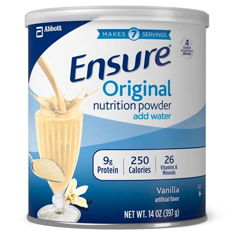 Ensure Nutrition Powder Vanilla 14 Ounce 2 Count 14 Servings Packaging May Vary