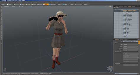사육사 옷을 입은 여성 3d 모델 149 3ds Blend C4d Fbx Max Ma Lxo Obj Unitypackage Upk Gltf Free3d