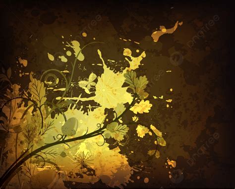 Grunge Floral Background Vector Illustration Image Decoration Abstract Background Image And