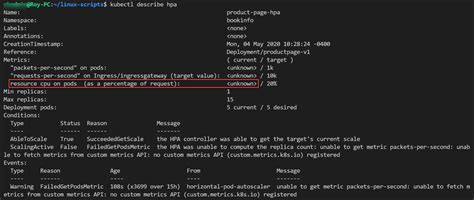 Azure Kubernetes Service Horizontal Pod Autoscaling Issue Resolution