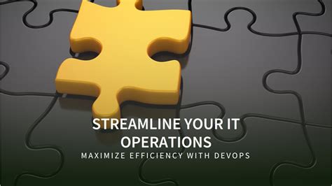 optimizing it operations through effective devops practices