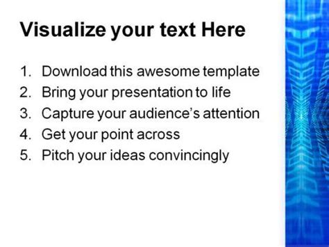 Binary Tunnel Background Powerpoint Templates And Powerpoint