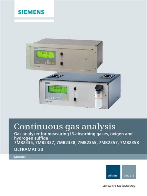 Manual Gas Analizer Siemens Pdf Safety Parameter Computer