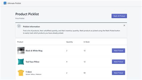 Ultimate Picklist The All In One Picklist Solution To Enhance Order