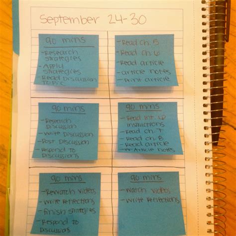 Organized Charm Post It Assignment Book Organized Charm Post It Assignment Book