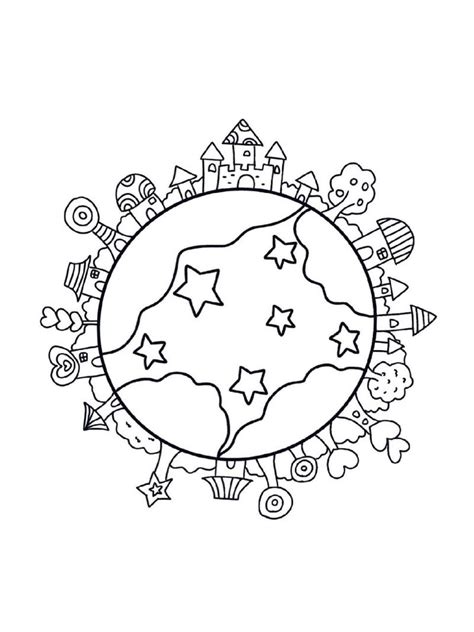 地球和其他地球的简笔画怎么画高清12张 简笔画图片大全