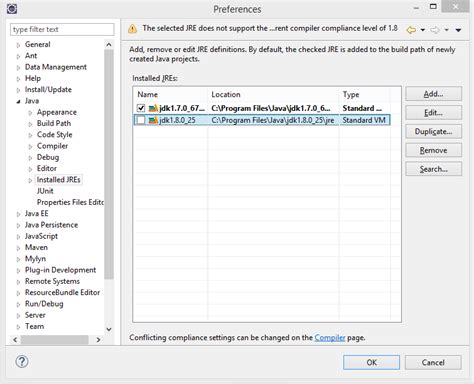 Error Creating New Java Project In Eclipse Stack Overflow