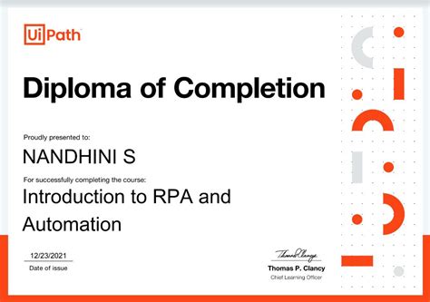 Nandhini Shankara Narayanan On Linkedin Rpa