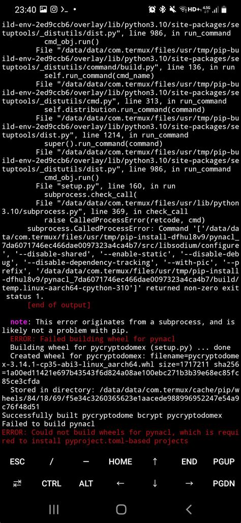 Soo I Solved The Pep 517 Problem But This Is The Thing Now Rtermux