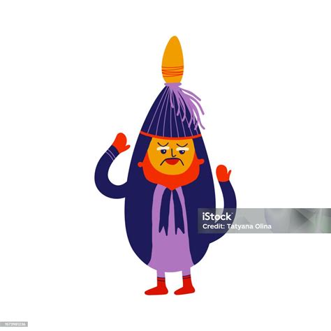 활기찬 이상한 할로윈 캐릭터 평평한 손으로 그린 스타일의 귀여운 기괴한 만화 캐릭터 결정체에 대한 스톡 벡터 아트 및 기타 이미지 결정체 고딕 양식 공포 무서움