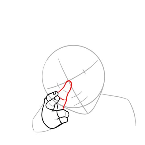 How To Draw Finger Gun