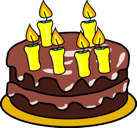 6th Birthday Cake Clip Art At Vector Clip Art Online