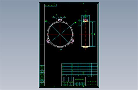 卡箍总图 AutoCAD 2013 模型图纸下载 懒石网
