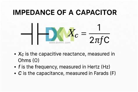 Capacitor Impedance How To Calculate Guide And Faqs Dxm