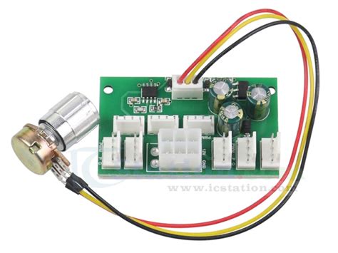 PC Fan Speed Controller PWM Governor 4Pin 0 100 Adjustable DC 12V