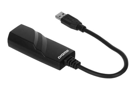 Сетевой адаптер Digma Gigabit Ethernet D Usb3 Lan1000 Usb 3 0 упаковка 1шт 1717084 выгодная