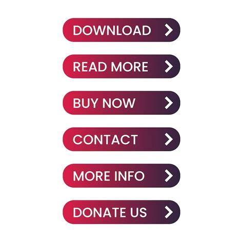 premium vector website button