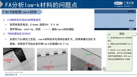 技术干货 低介电常数材料的失效分析 知乎