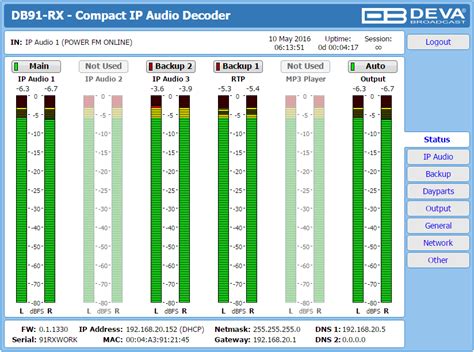 db91 rx nuevo decodificador de audio deva broadcast