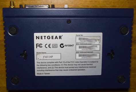Inside The Netgear Fm114p Prosafe Wireless Firewall Print Server 2002 « Insidegadgets