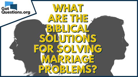 Marriage Problems And Solutions