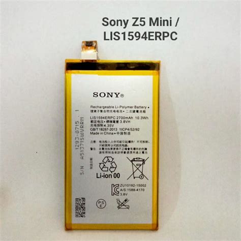 Jual Baterai Sony Xperia X Compact Z5 Mini Z5 Compact XA Ultra LIS1594ERPC Shopee Indonesia