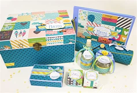 Ярка кутия за спомени Декорирани кутии