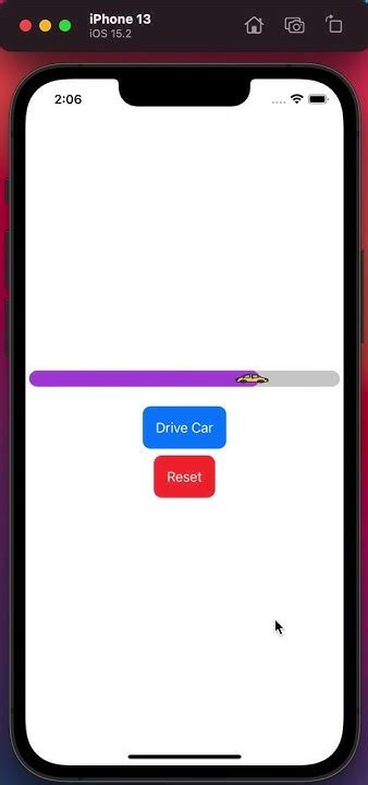 Swiftui Progress Bar With Moving Car Animation Youtube