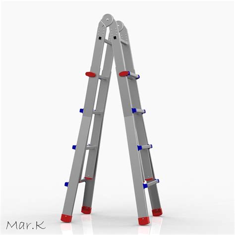 Aluminum Ladder Obj