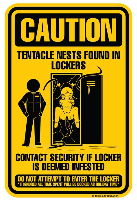 Rule 34 Caution Sign Female Pictogram Sign Tentacle Tentacle Locker 9808957