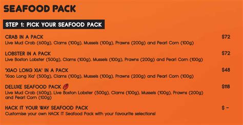 Hack It Menu Singapore Latest Price 2024